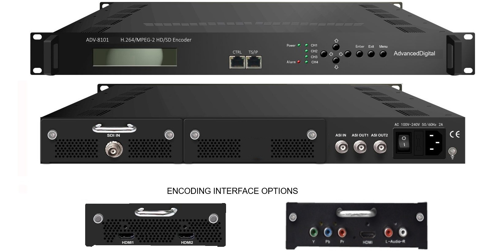 ADV-8101 - MPEG-2/H.264 HD/SD Encoder