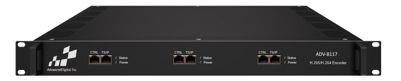 ADV-8117 - H.265/H.264 Multi-Channel HD Encoder with 4/8/12 SDI inputs